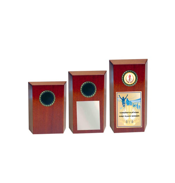 Walnut Block Full Colour – Victory – 2BOTS Awards Signs Apparel