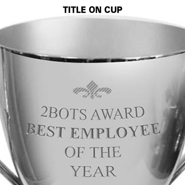 The HARDCASE Nickel Plated Cup – 2BOTS Awards Signs Apparel